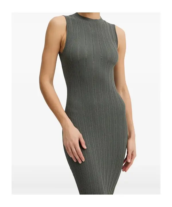 TWINSET Ribbed-knit Sleeveless Dress