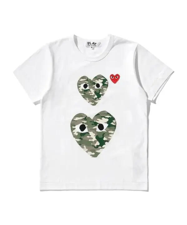 Play Comme Des Garcon Heart Eyes T-shirt