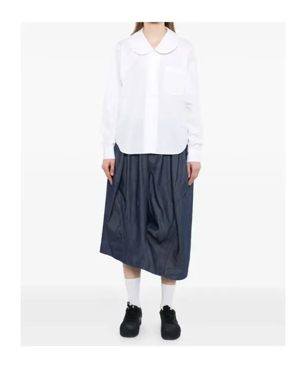 Comme Des Garçons Peter Pan Collar Shirt
