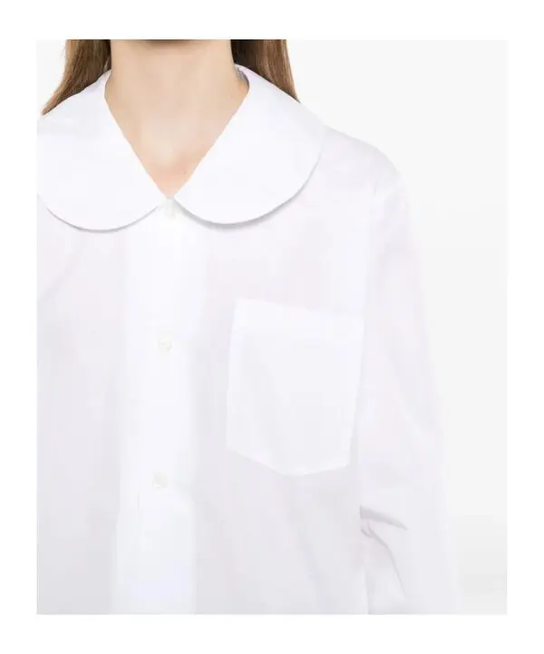 Comme Des Garçons Peter Pan Collar Shirt