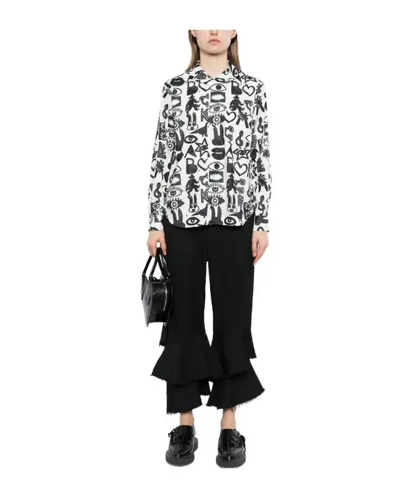 Comme Des Garçons Graphic-print Shirt