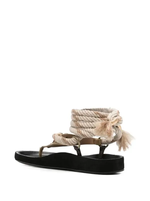 Isabel Marant Étoile Onya Flat Sandals - Black