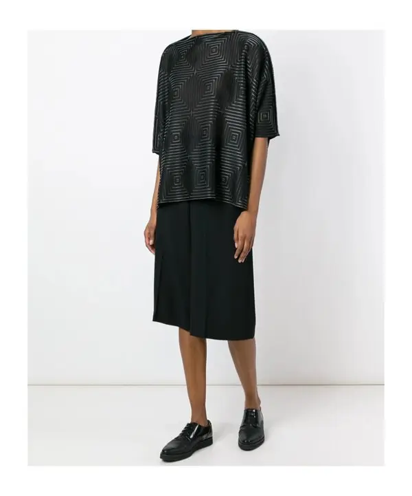 Junya Watanabe Oversized Patterned Knitted Top