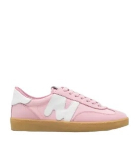 MSGM Calf Leather Logo Sneakers