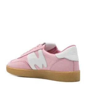 MSGM Calf Leather Logo Sneakers