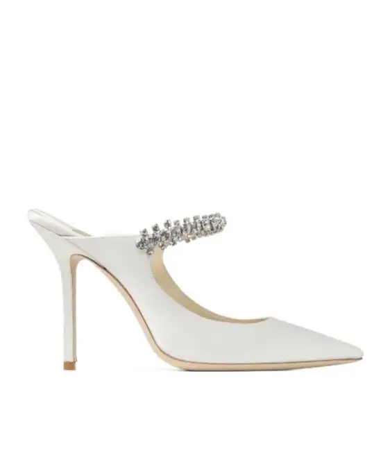 JIMMY CHOO Bing Crystal-embellished Heeled Pumps