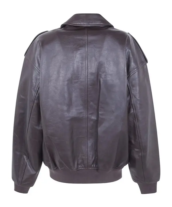 THE FRANKIE SHOP Viper Leather Jacket