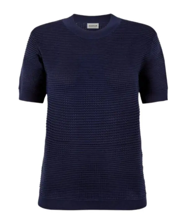 P.a.r.o.s.h Waffle-knit Short-sleeve T-shirt