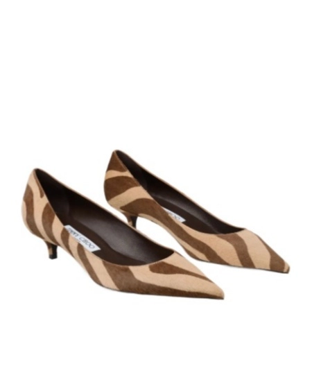 JIMMY CHOO Zebra-print High Heels