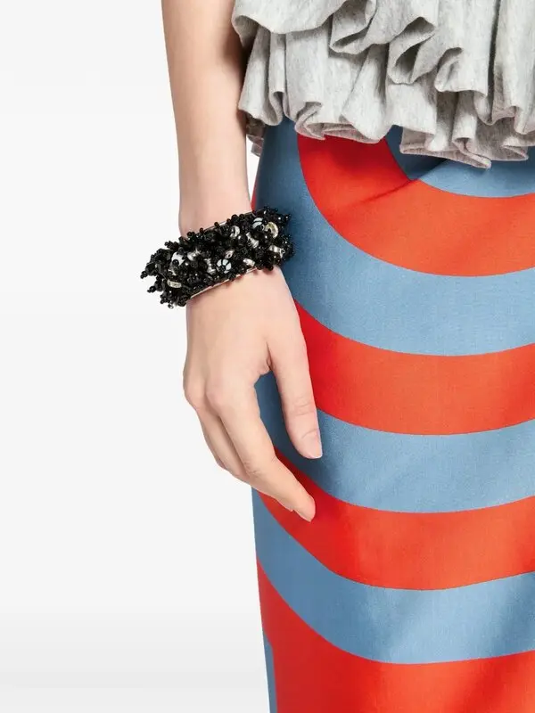 Dries Van Noten Beaded Cuff Bracelet