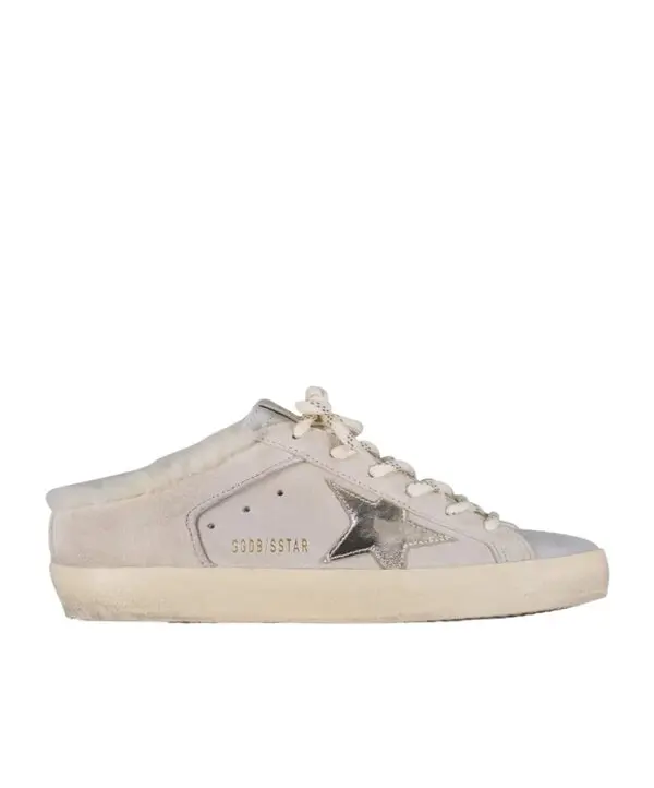 GOLDEN GOOSE Star Suede Sneakers - Nude