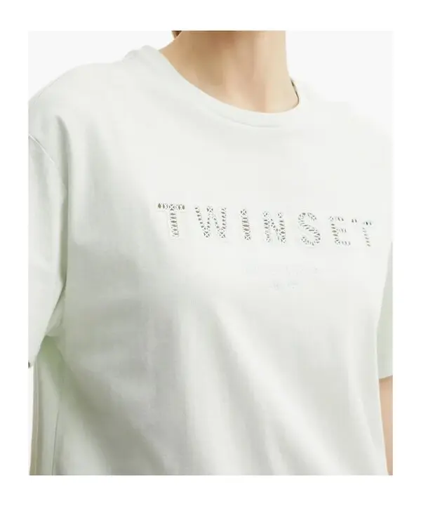 TWINSET Logo-embellishment T-shirt