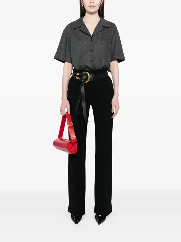 Khaite Riordan Buttoned Short-sleeve Shirt