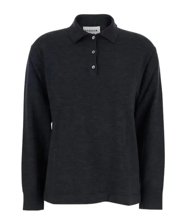 P.a.r.o.s.h Polo-neck Button Polo Shirt