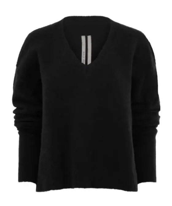 Rick Owens V-neck Pullover Sweater