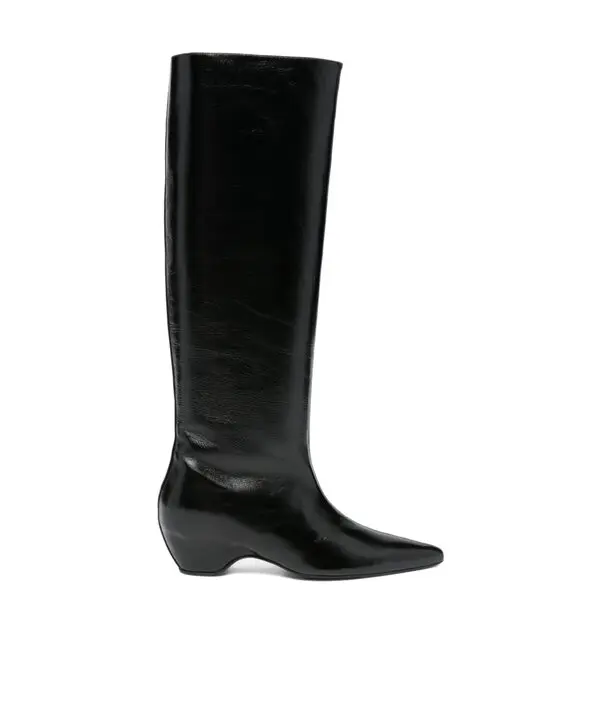 Khaite 30mm Sybil Leather Knee-high Boots