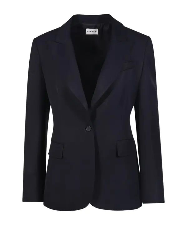 P.a.r.o.s.h Collared Single-breasted Blazer