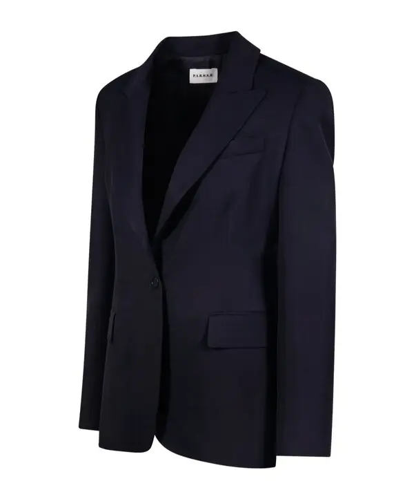 P.a.r.o.s.h Collared Single-breasted Blazer