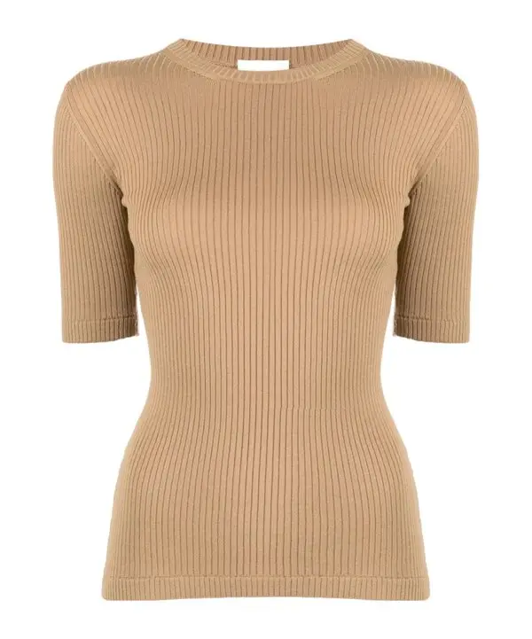 Khaite The Ange Rib-knit Top