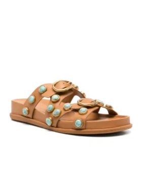 Cult Gaia Blair Buckle Embellished Sandals