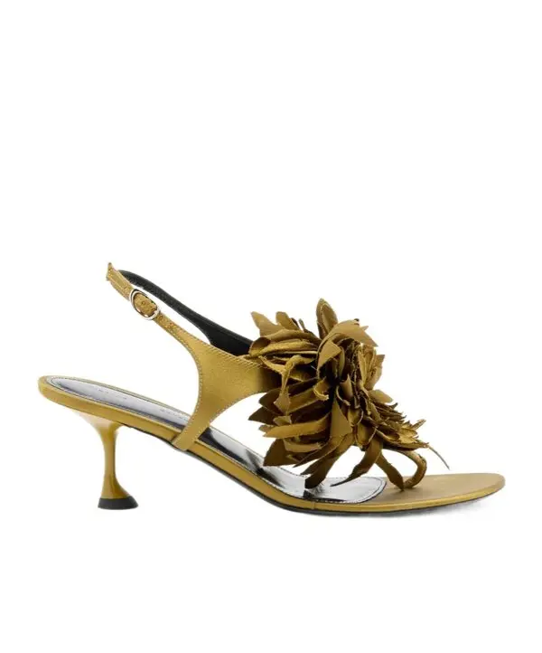 Proenza Schouler Tee Floral-appliqué Sandals - Multicolor