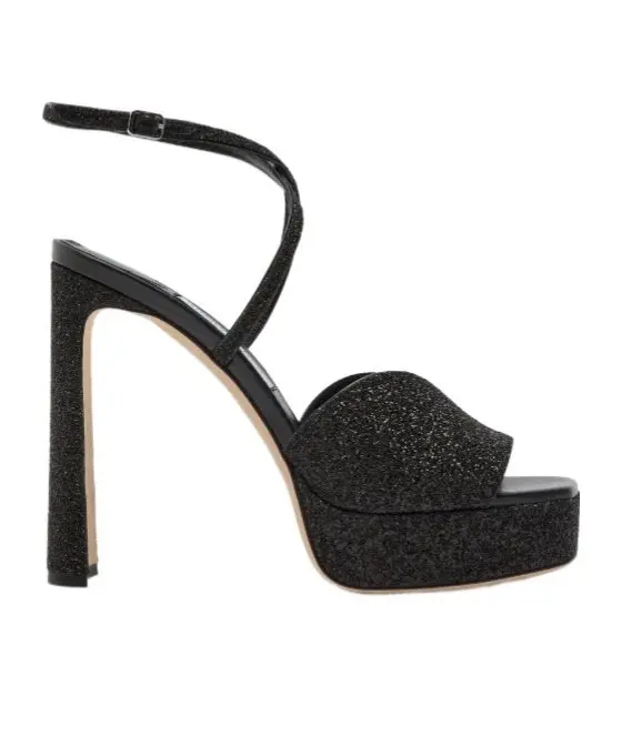 JIMMY CHOO Karli Heeled Sandals - Black