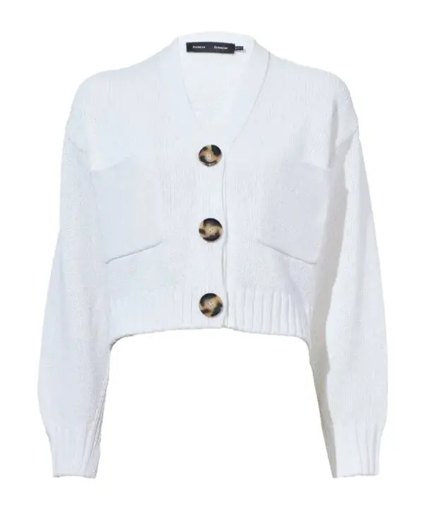 Proenza Schouler Cropped Knit Cardigan