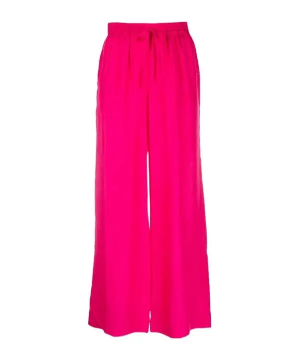 P.a.r.o.s.h Silk Wide Leg Drawstring Trousers