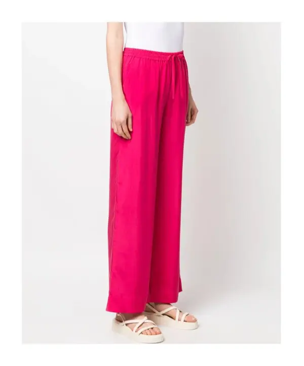 P.a.r.o.s.h Silk Wide Leg Drawstring Trousers