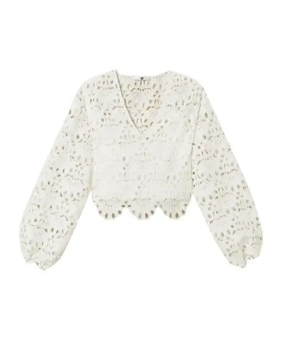 TWINSET Macramé-woven Blouse