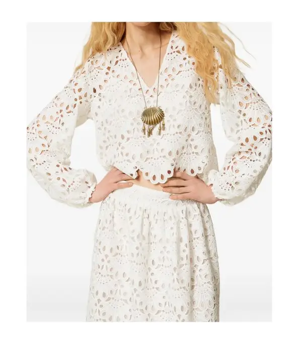 TWINSET Macramé-woven Blouse