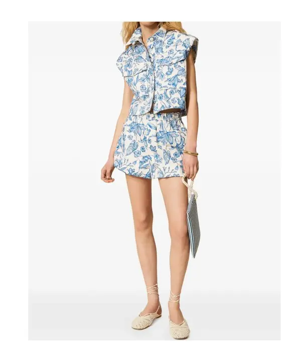 TWINSET Floral-print Shorts