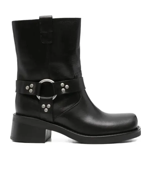 P.a.r.o.s.h Buckle-strap Leather Boots