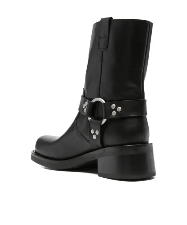 P.a.r.o.s.h Buckle-strap Leather Boots