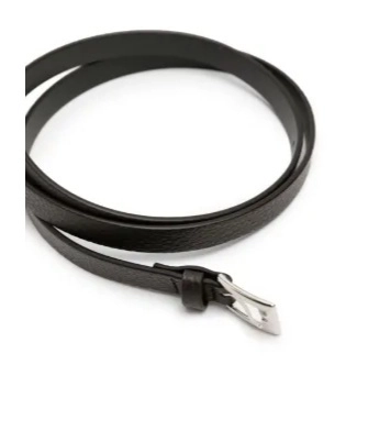 P.a.r.o.s.h Pebbled Leather Belt