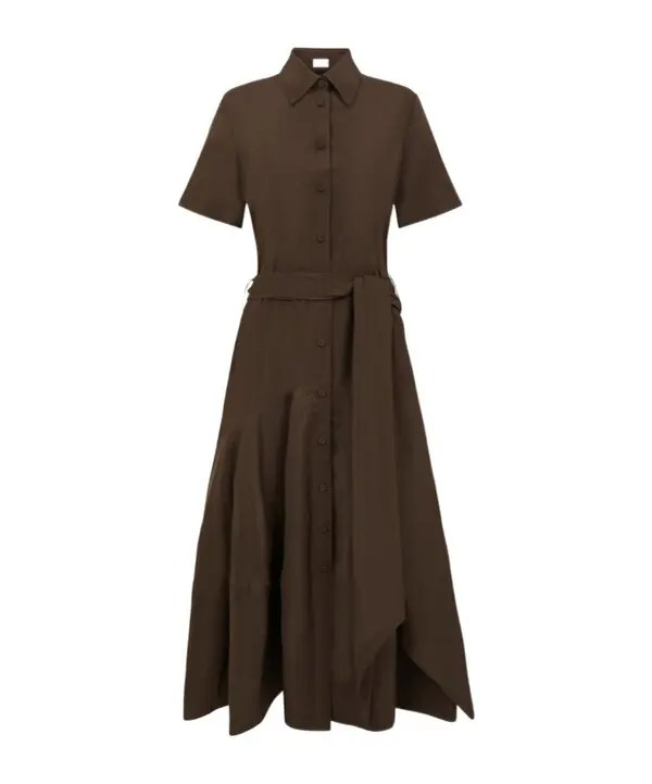 P.a.r.o.s.h Belt Shirt Dress - Green