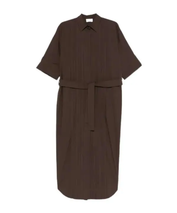 P.a.r.o.s.h Belt-detail Midi Dress