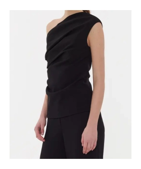 P.a.r.o.s.h One-shoulder Asymmetrical Blouse