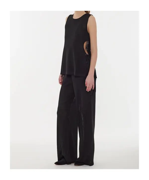 P.a.r.o.s.h Side-tie Knit Top