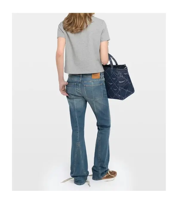 Zadig&Voltaire Embroidered Wings Polo Top