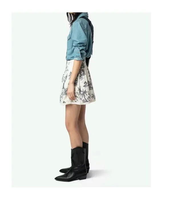 Zadig&Voltaire Jeweled Button Flap-pockets Shirt