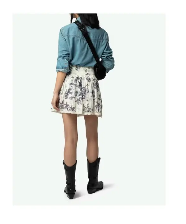 Zadig&Voltaire Jeweled Button Flap-pockets Shirt
