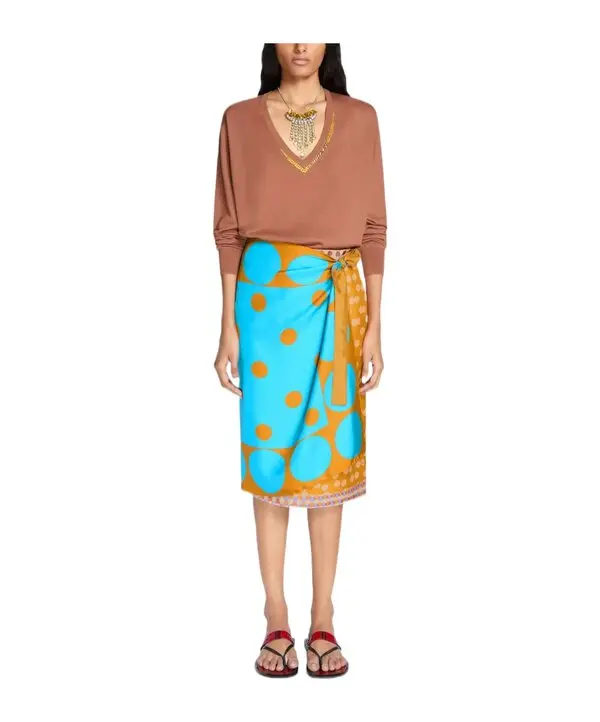 Dries Van Noten Embellished V-neck Knitwear