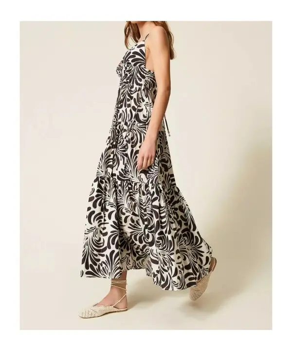 TWINSET Printed Maxi Dress