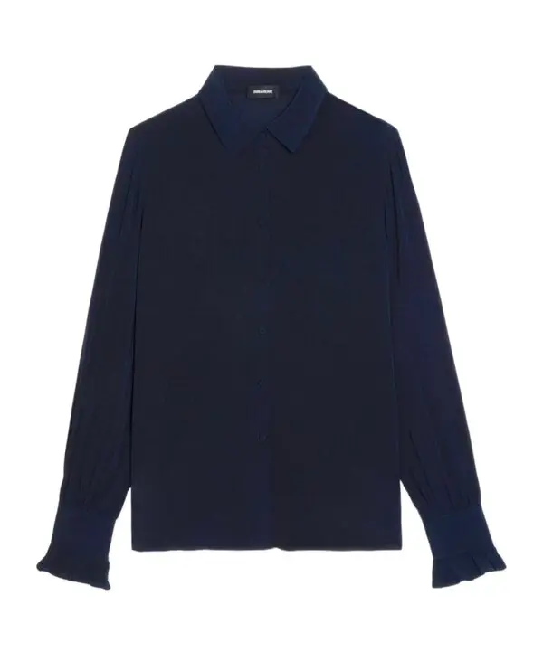 Zadig&Voltaire Thely Ruffled-cuffs Long-sleeves Shirt