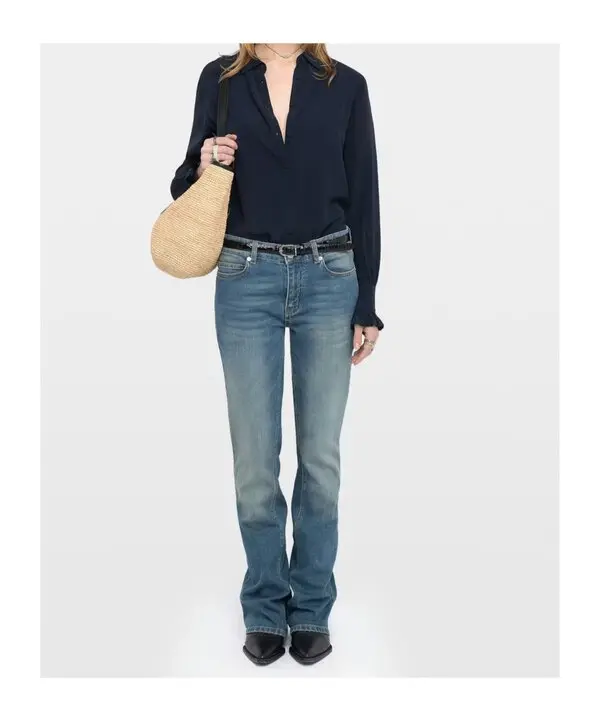 Zadig&Voltaire Thely Ruffled-cuffs Long-sleeves Shirt