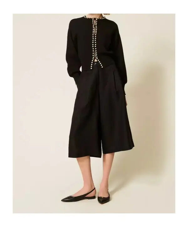 TWINSET Pearl-embellished Cardigan