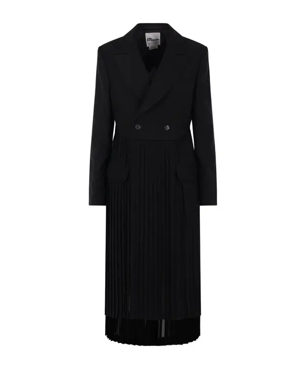 Comme Des Garçons Pleated Button Dress