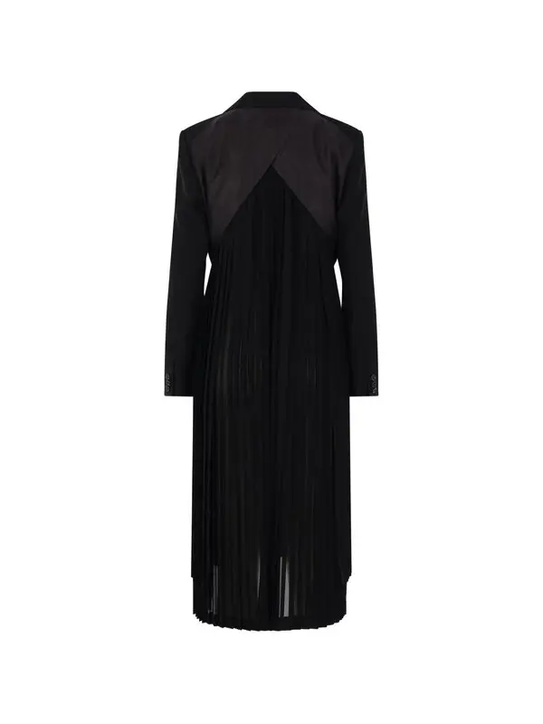 Comme Des Garçons Pleated Button Dress