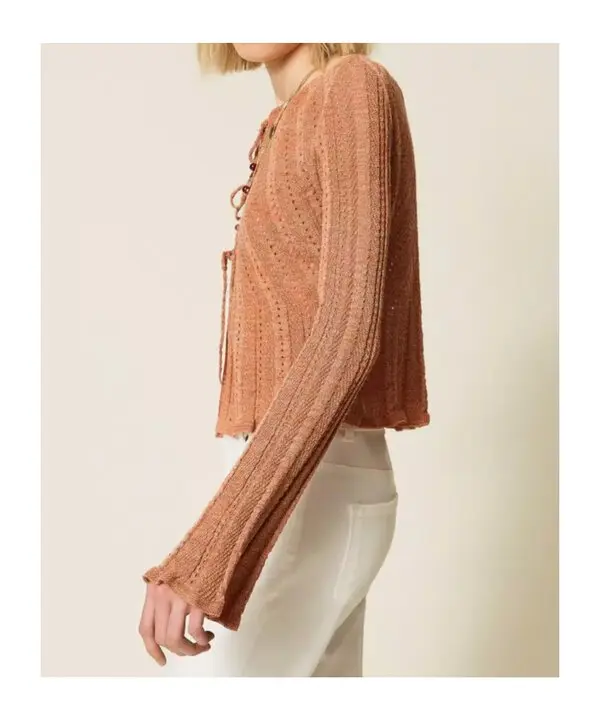 TWINSET Tie-front Knitted Cardigan